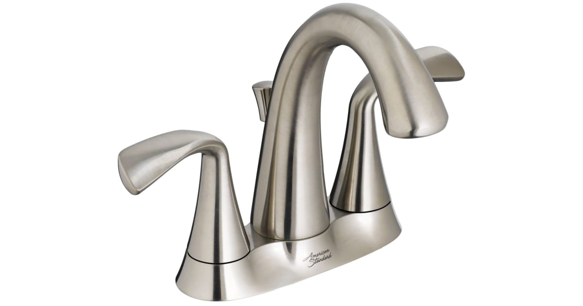 American Standard 7186203.295 Fluent Centerset Bathroom Faucet with Pop ...
