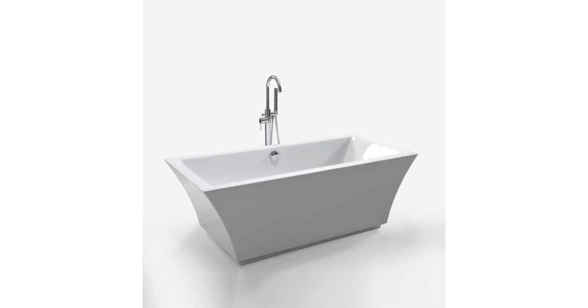 American Standard 2799004.020 Tofino Rectangular Free Standing Tub ...