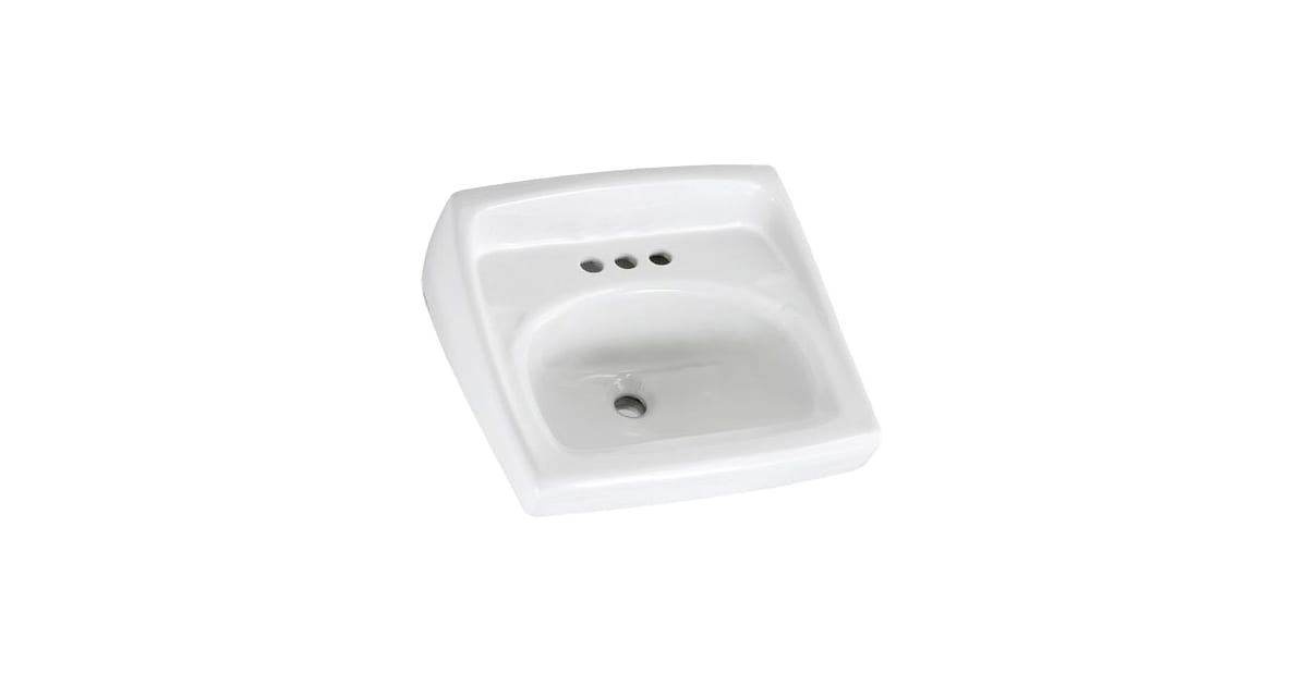 American Standard 0356028.020 Lucerne 20-1/2" Wall Mounted Porcelain ...