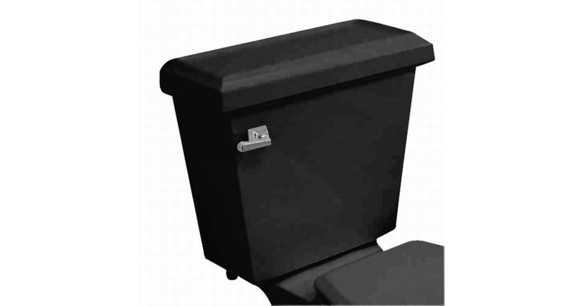 American Standard 4707.016.178 Town Square 1.6 GPF Toilet Tank Only with Left Hand Trip Lever ...