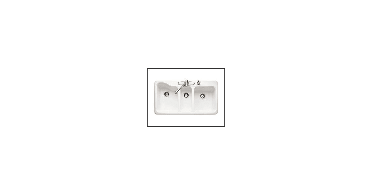 American Standard 7183.805.345 Triple Basin Americast Kitchen Sink from ...