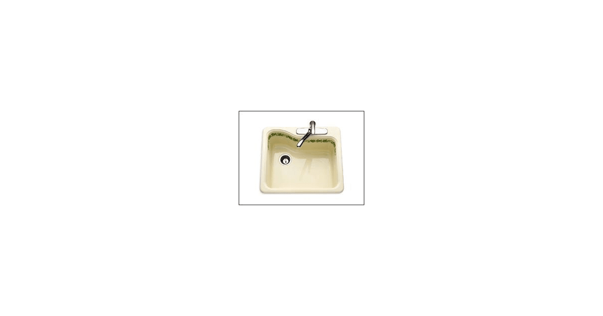 American Standard 7172.803W.021 Single Basin Americast Kitchen Sink ...
