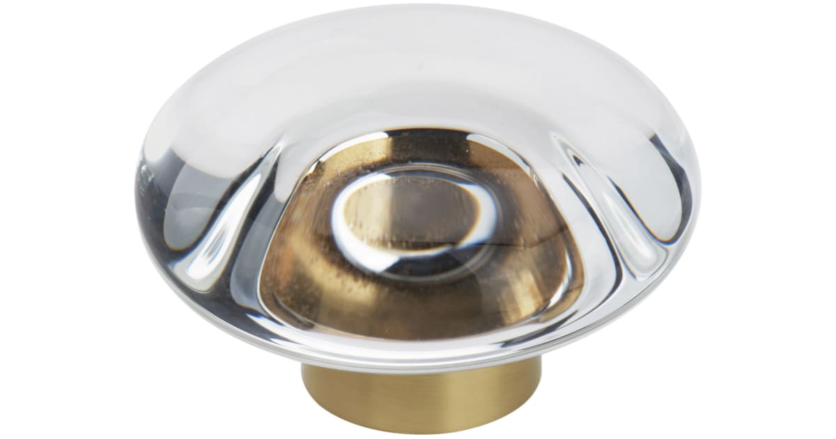 Amerock BP36652CCZ Glacio 1-3/4 Inch Mushroom Cabinet Knob Amerock BP36652CCZ Glacio 1-3/4 Inch Mushroom Cabinet Knob