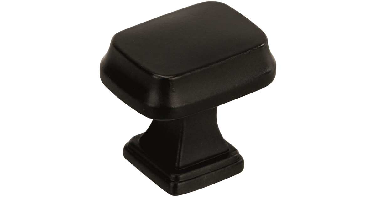 Amerock BP55340BBR Revitalize 7/8 Inch Rectangular Cabinet Knob ...