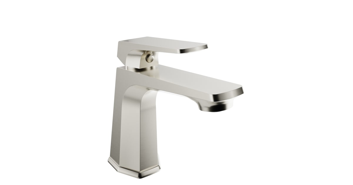 Anzzi L-AZ903BN 1.2 GPM Single Hole Bathroom Faucet with Pop-Up Drain ...