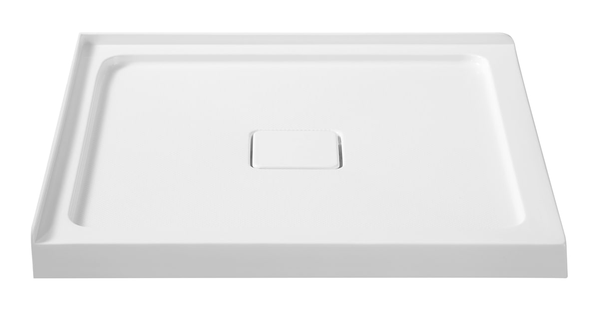 Anzzi SB-AZ009WH Titan 36" x 36" Square Shower Base with Double ...