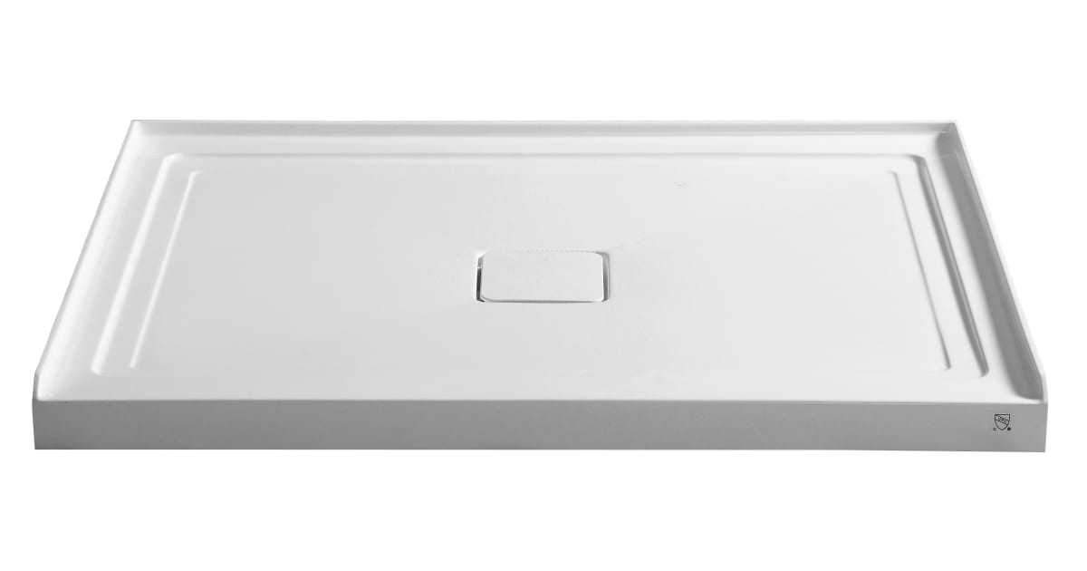 Anzzi SB-AZ011WC Fissure 48" x 36" Single Threshold Shower Base with ...