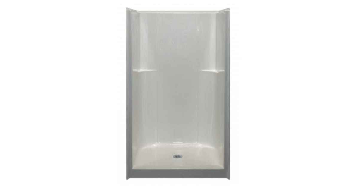 Aquarius AG4236SHCWH Alcove Shower Module with Center Drain | Ferguson Home