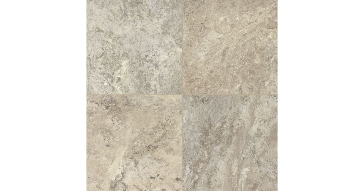 Armstrong Flooring D4310161 Classico Travertine - 16" Wide Vinyl Tile ...