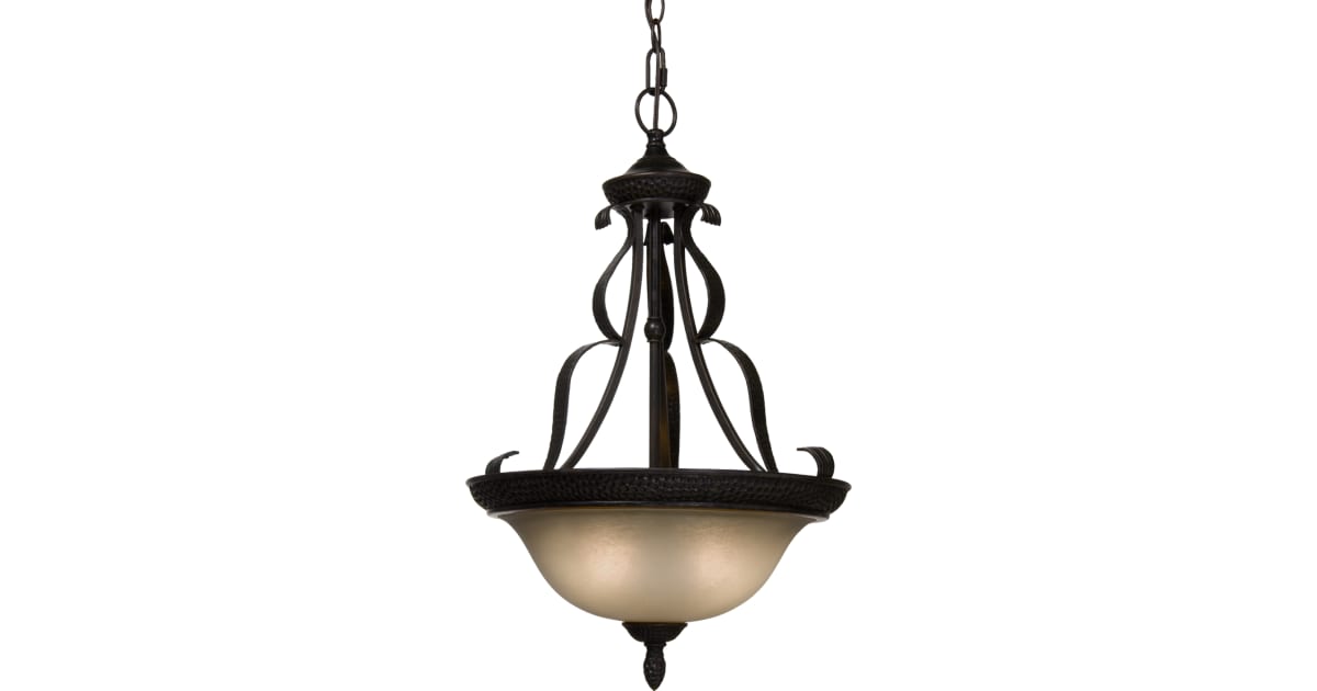 Artcraft Lighting AC1101OB Sculpted Pendant Light from the Princeton ...
