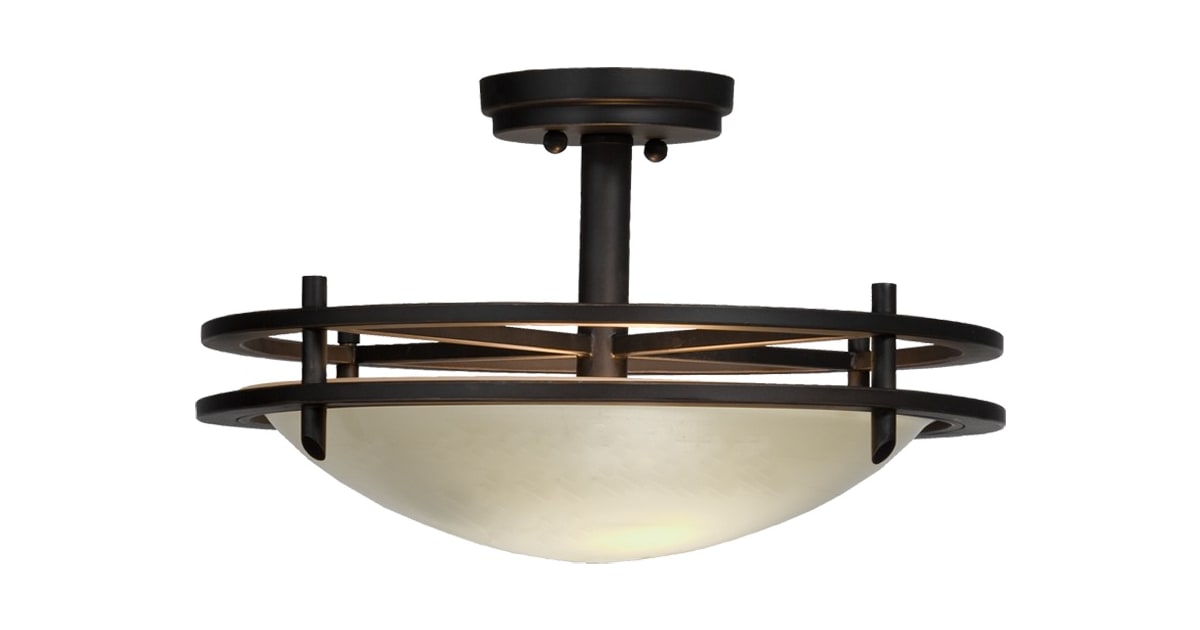 Artcraft Lighting AC1490OB Semi Flush Mount Light from the Orlando ...