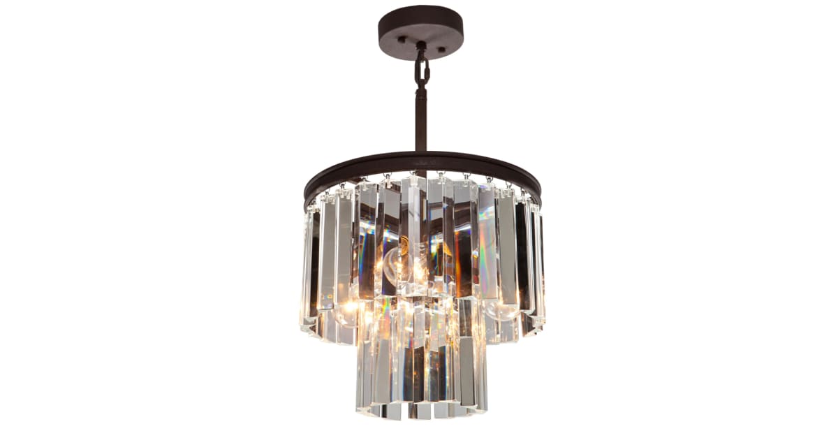 Artcraft Lighting AC10403JV El Dorado 3 Light Crystal Pendant ...