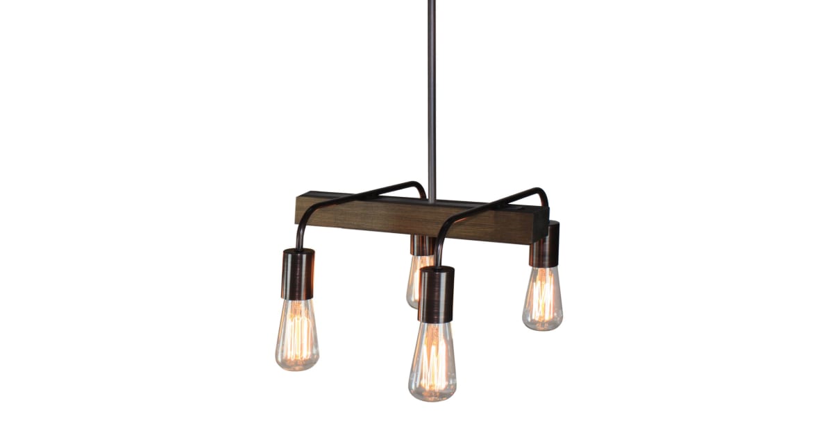 Artcraft Lighting AC10454BU Jasper Park 4 Light Island Pendant ...