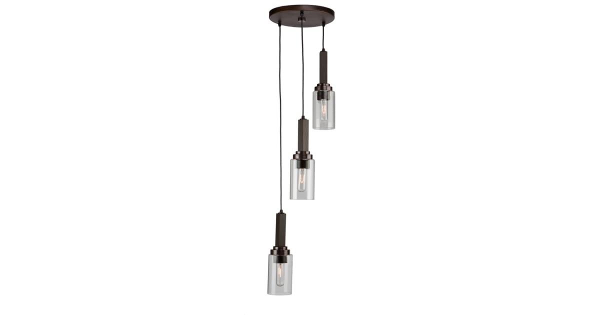 Artcraft Lighting AC10863BU Home Glow 3 Light 10" Wide Pendant ...