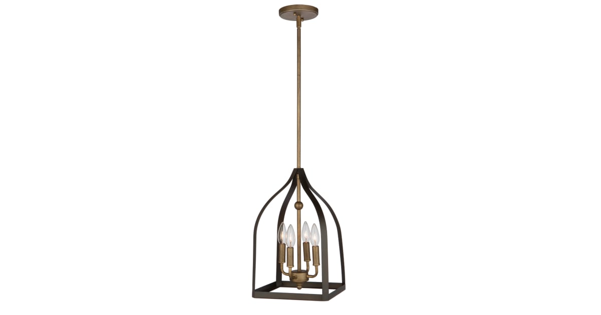 Artcraft Lighting AC11010 Worthington 4 Light 10" Wide Chandelier ...