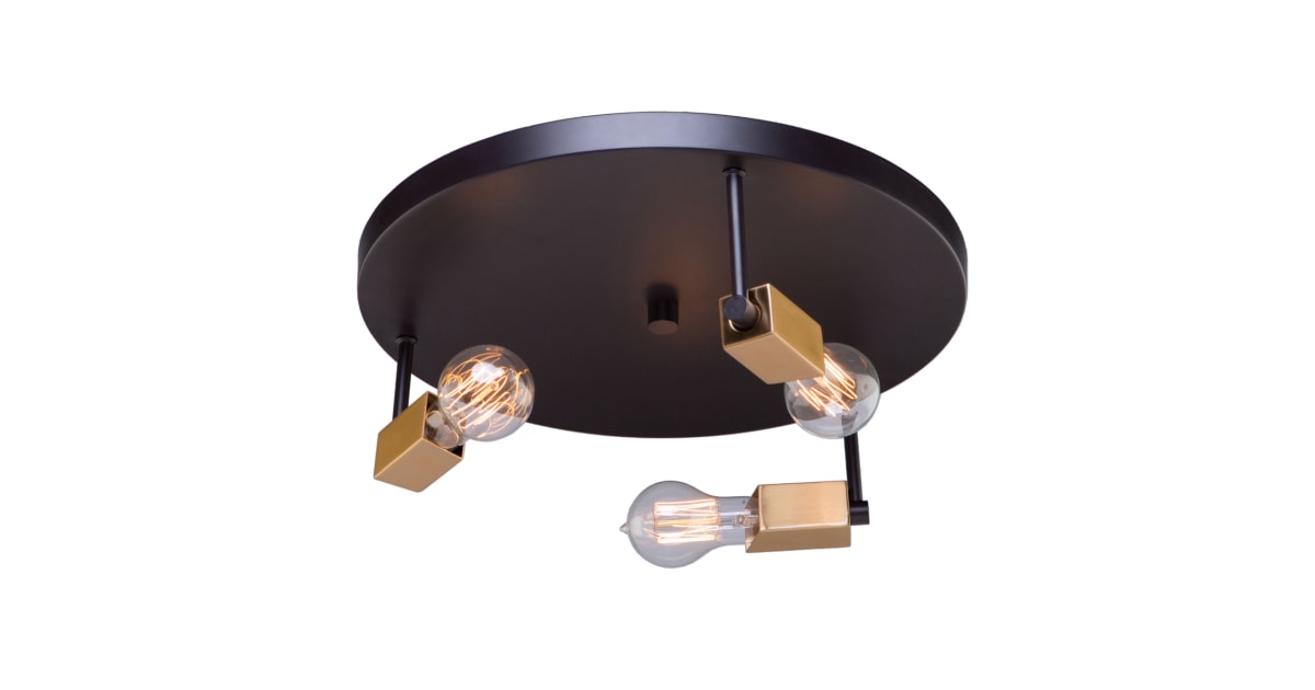 Artcraft Lighting AC11103 Skyline 3 Light 16" Wide Semi-Flush Ceiling ...