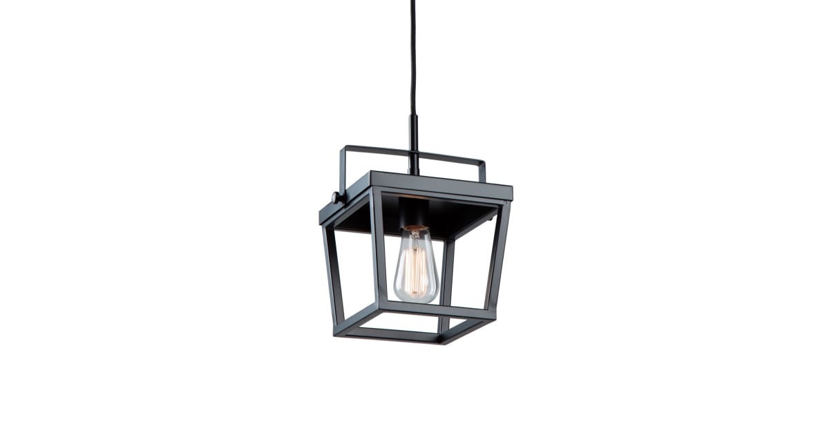 Artcraft Lighting AC11700BK Carriage 9" Wide Mini Pendant | Build.com