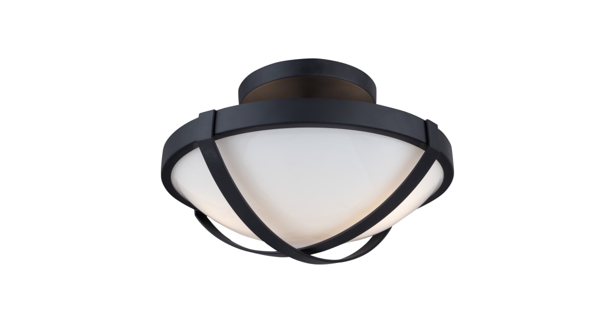 Artcraft Lighting AC11703BK Cara 2 Light 13" Wide Flush Mount Bowl ...