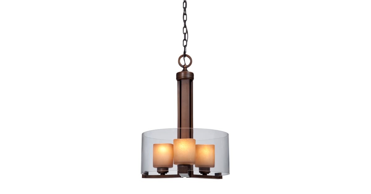 Artcraft Lighting AC1240 Sierra 3 Light Full Sized Pendant | Ferguson Home
