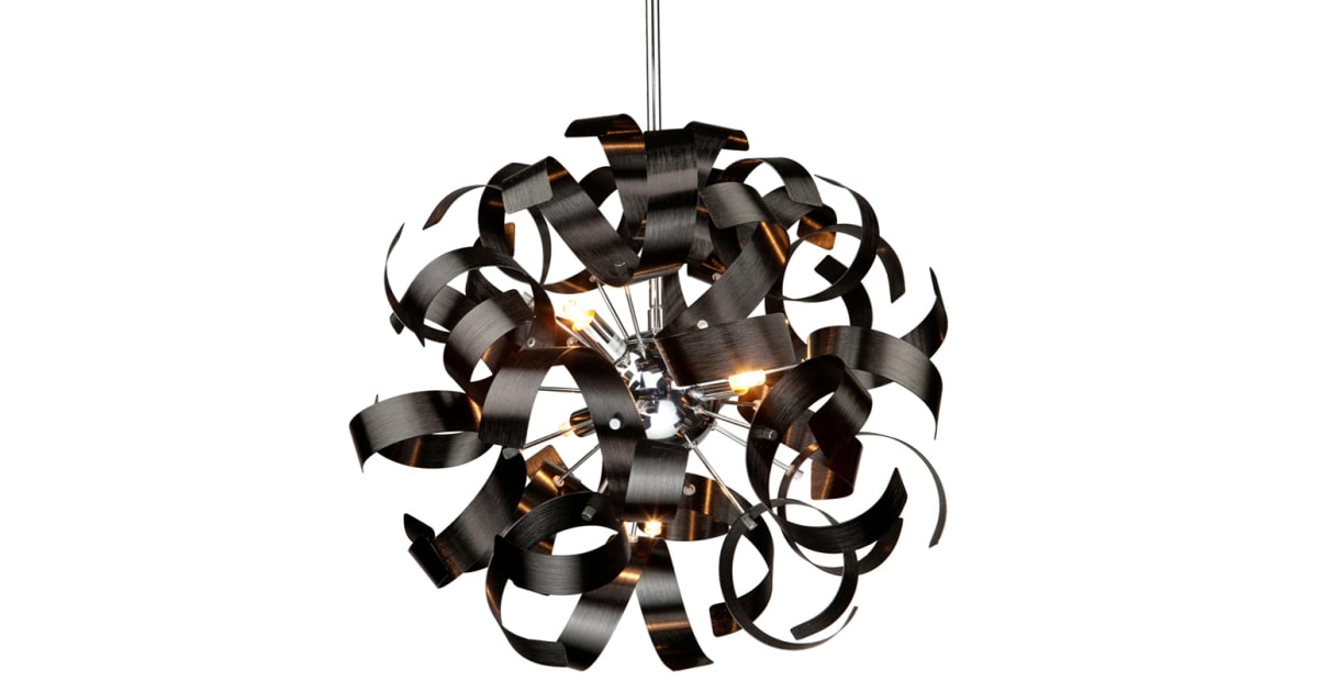 Artcraft Lighting AC600BK Bel Air 5 Light Pendant | Ferguson Home