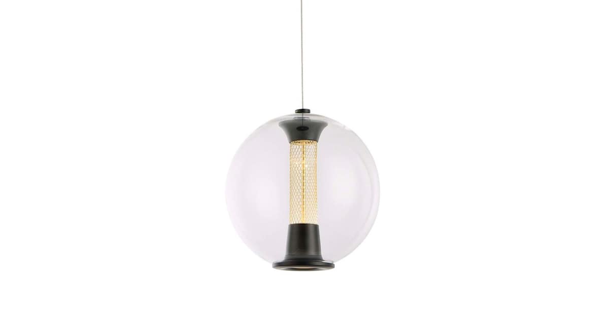 Artcraft Lighting AC6841BK Arlo 8" Wide Mini Pendant | Ferguson Home