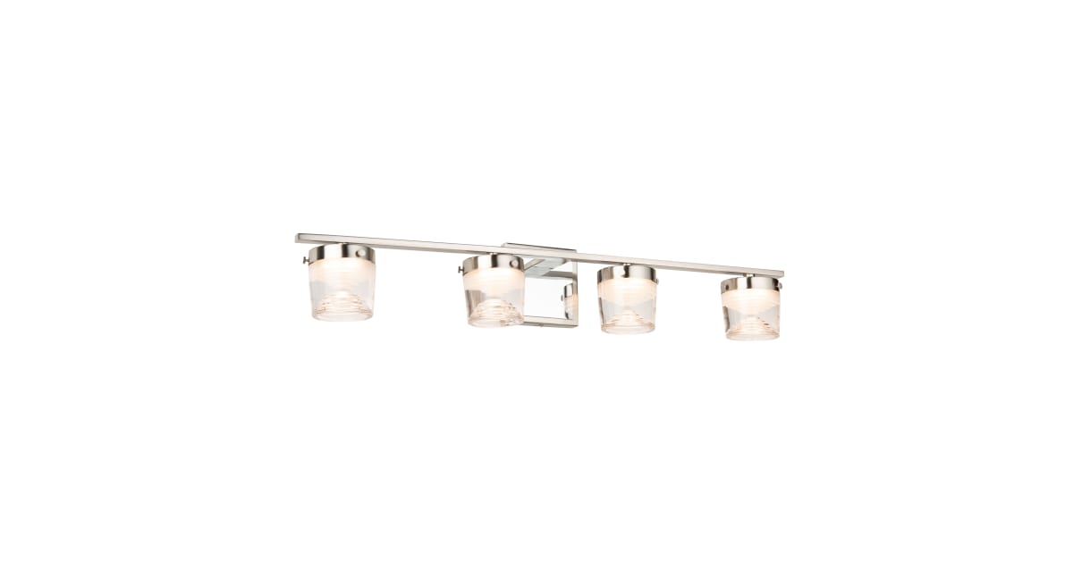 Artcraft Lighting AC7664CB Newbury 4 Light 31" Wide LED Vanity Light ...