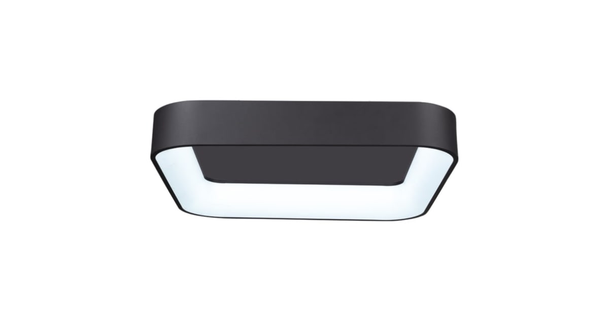 Artcraft Lighting BT2020BK Lazio 18" Wide LED Flush Mount Square ...