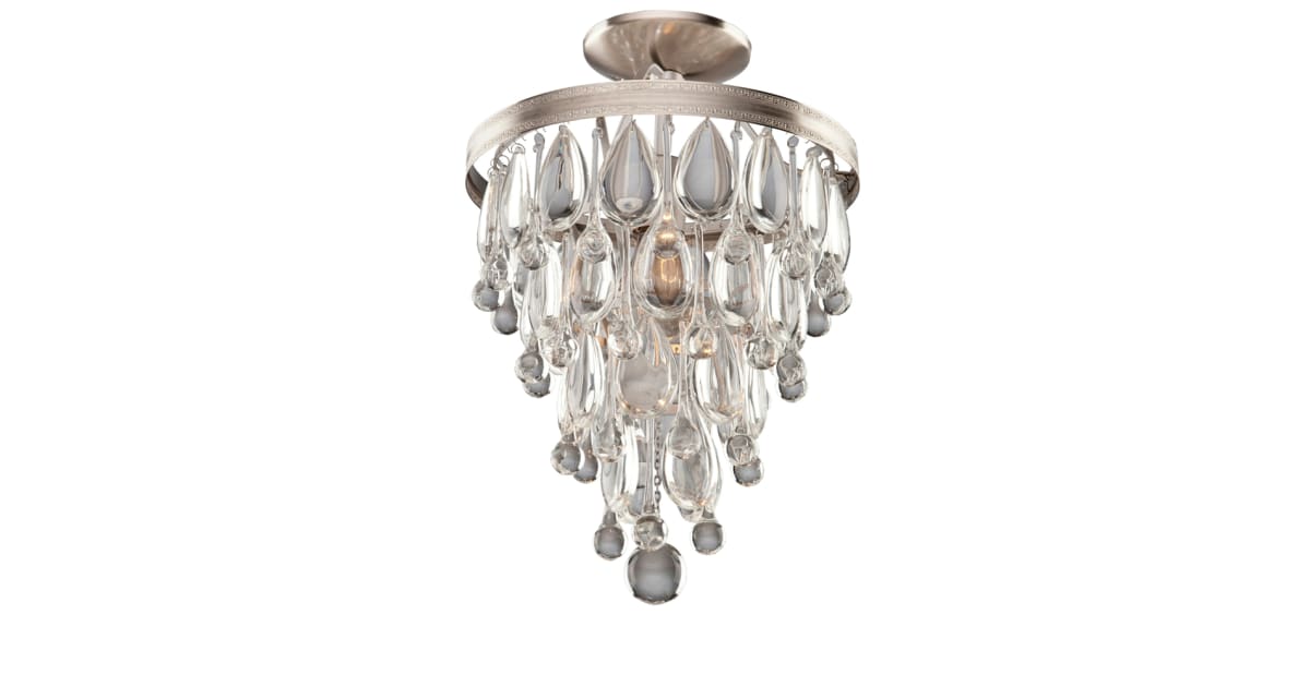 Artcraft Lighting CL15002 Pebble 2 Light Semi-Flush Ceiling Fixture ...