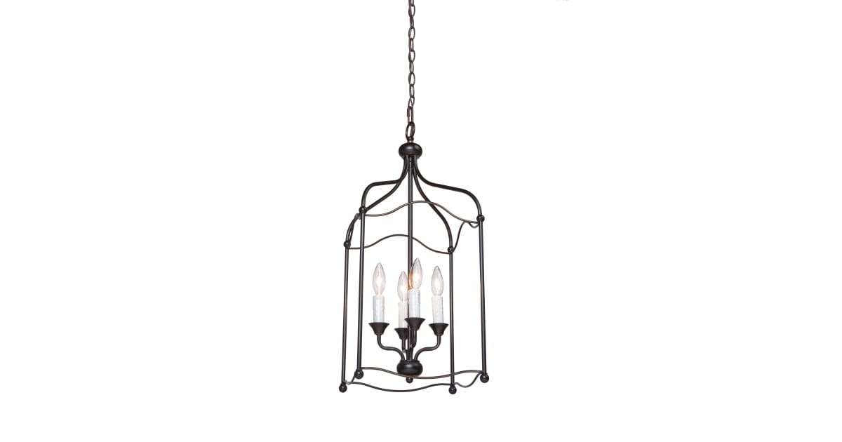 Artcraft Lighting CL1354BZ Burnished Bronze 4 light Chandelier ...