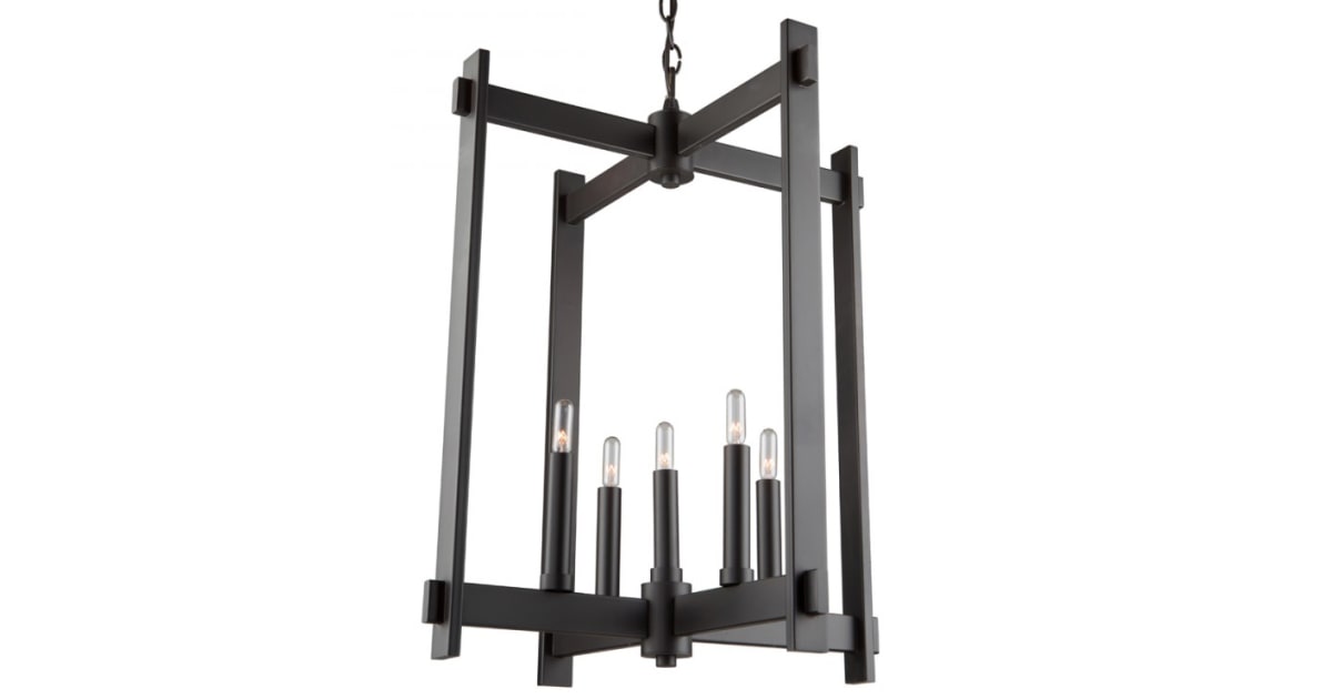 Artcraft Lighting CL15085OB Cityscape 5 Light 20" Wide Chandelier ...