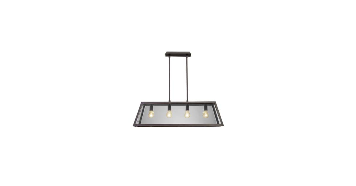 Artcraft Lighting SC234 Kingston Four Light Rectangular Pendant from ...
