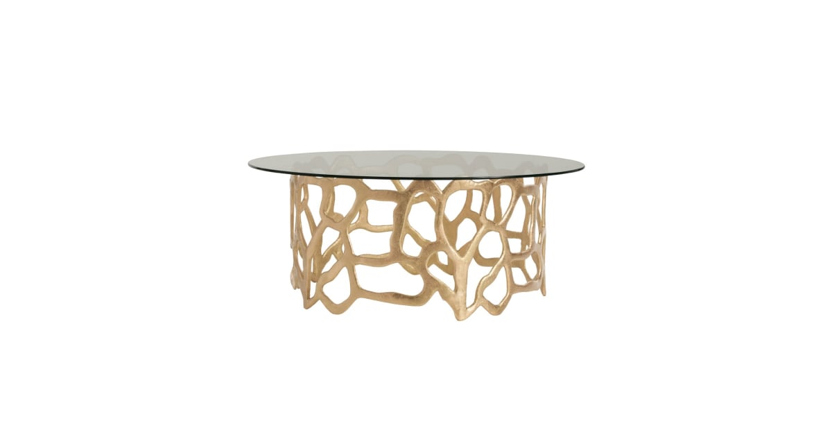 Arteriors 2361 Brampton 40" Diameter Glass Top Coffee | Build.com