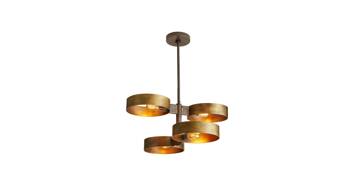 Arteriors 44455 Rocco 4 Light 26" Wide Chandelier | Build.com