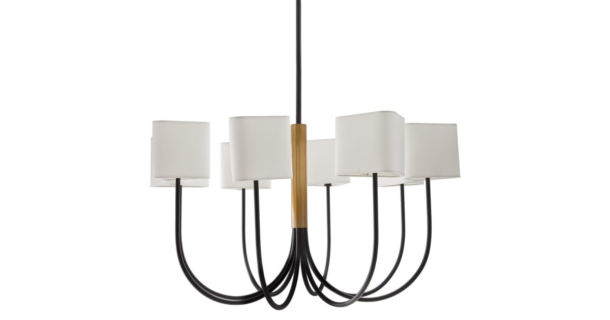 Arteriors 85076 Ruskin 8 Light 36" Wide Commercial Chandelier ...