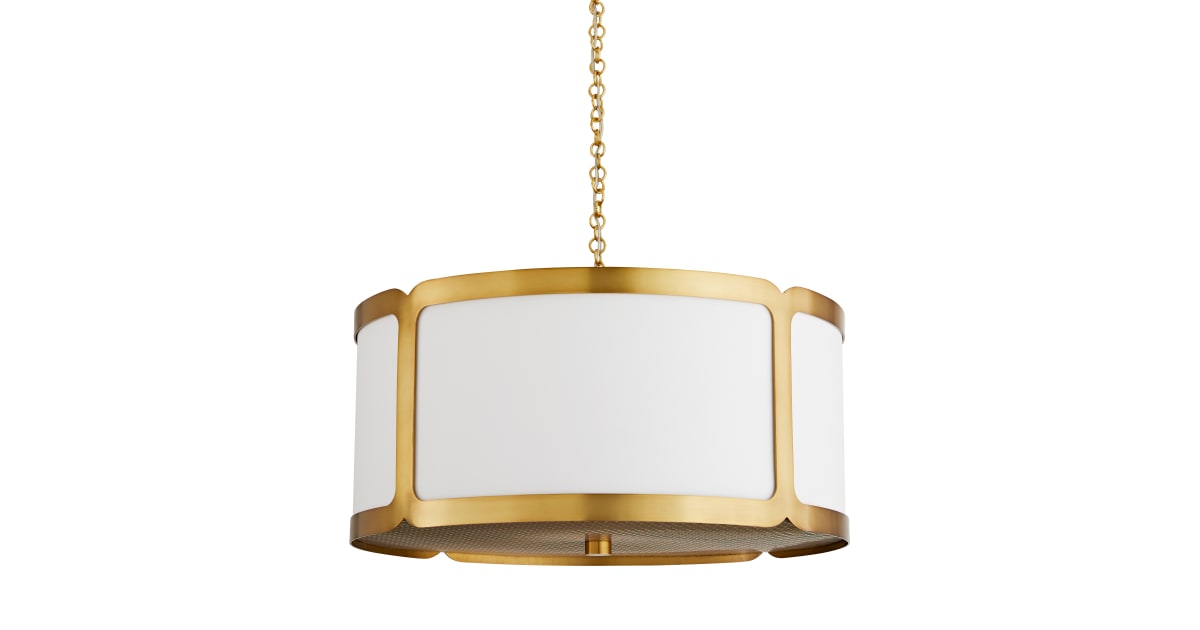 Arteriors 89475 Harlow 4 Light 28" Wide Drum Chandelier | Ferguson Home