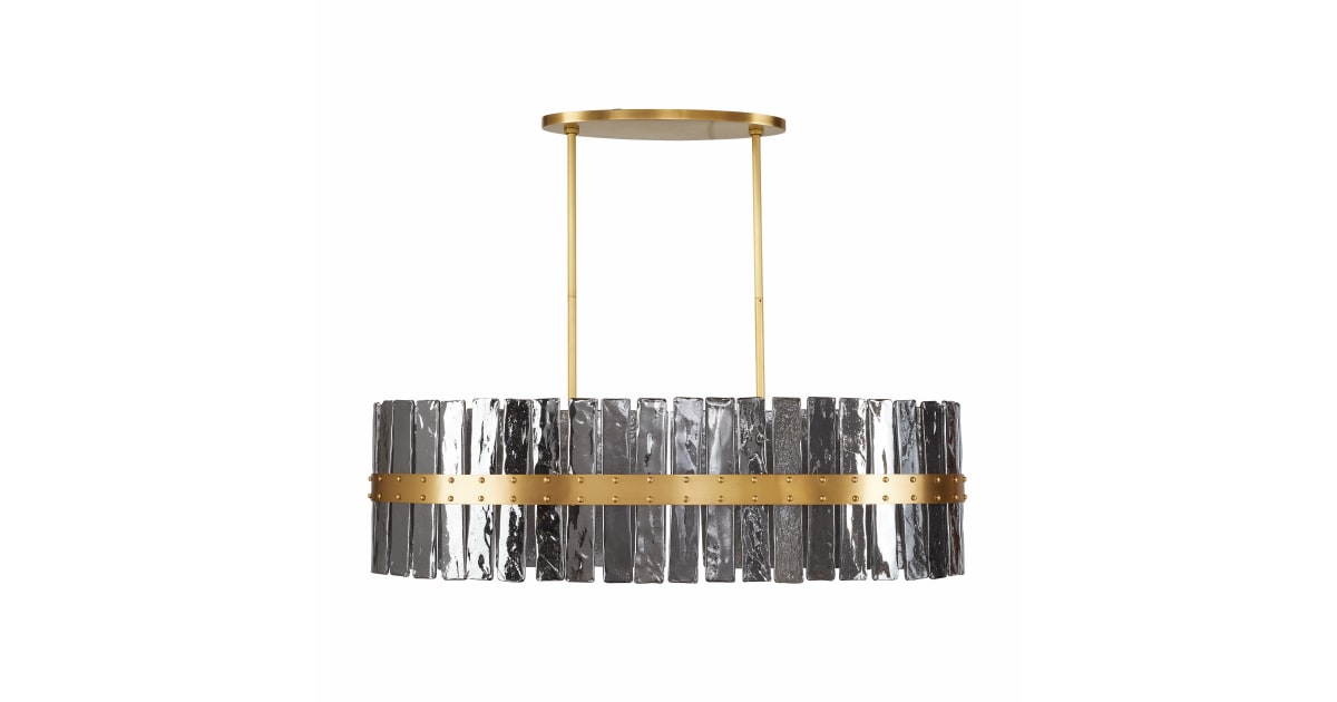 Arteriors DRC10 Sinclair 8 Light 42" Wide Linear Chandelier | Ferguson Home