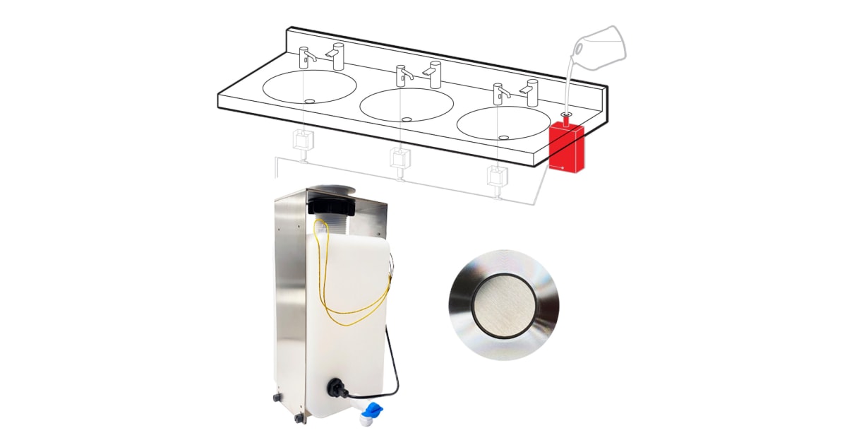 ASI 10-0387 Vanity Mounted Top-Fill Port with 6L Under Vanity Tank ...