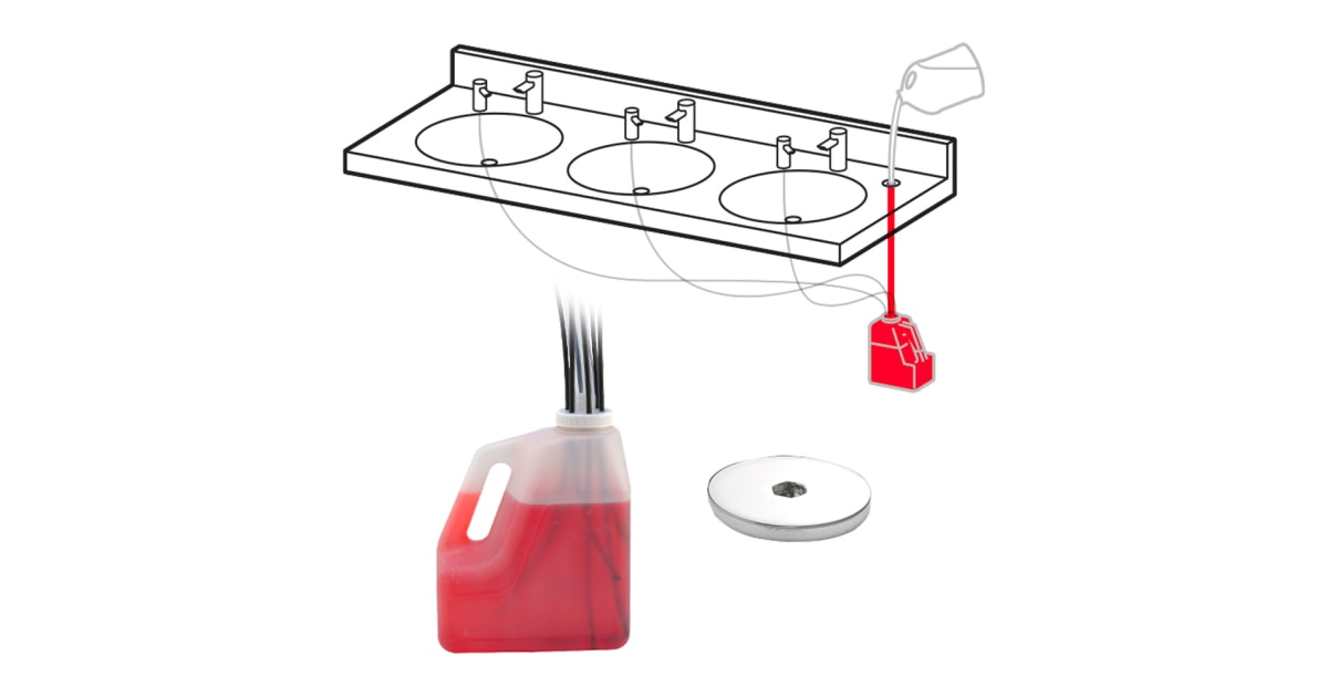 ASI 10-0390 EZ Fill Deck Mounted Top-Fill Port with Multi-Feed Tank ...