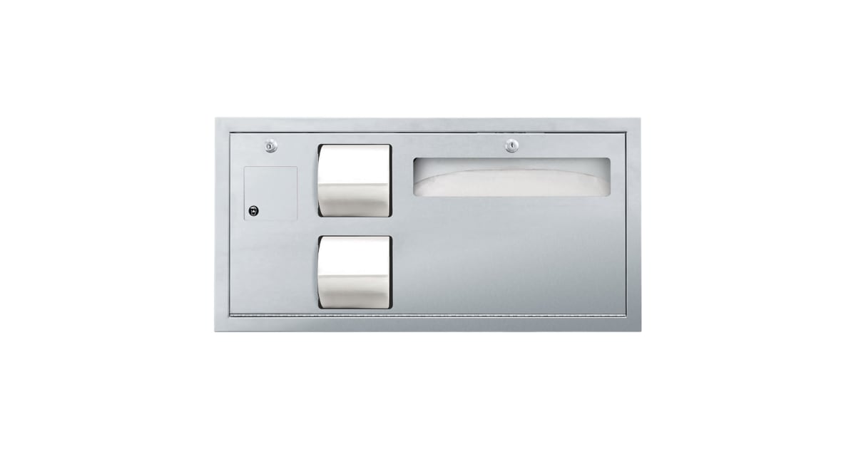 ASI 10-0487-L Traditional ADA-Compliant Toilet Tissue and Seat Cover ...