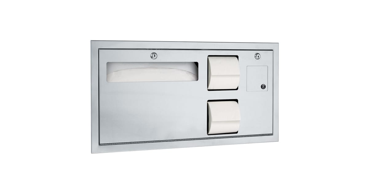 ASI 10-0487-R Traditional ADA-Compliant Toilet Tissue and Seat Cover ...