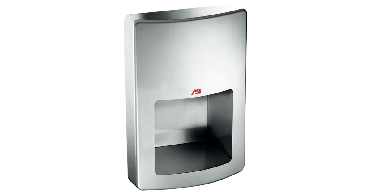 ASI 10-20199-2 Sensor Operated Semi-Recessed Automatic Hand Dryer ...