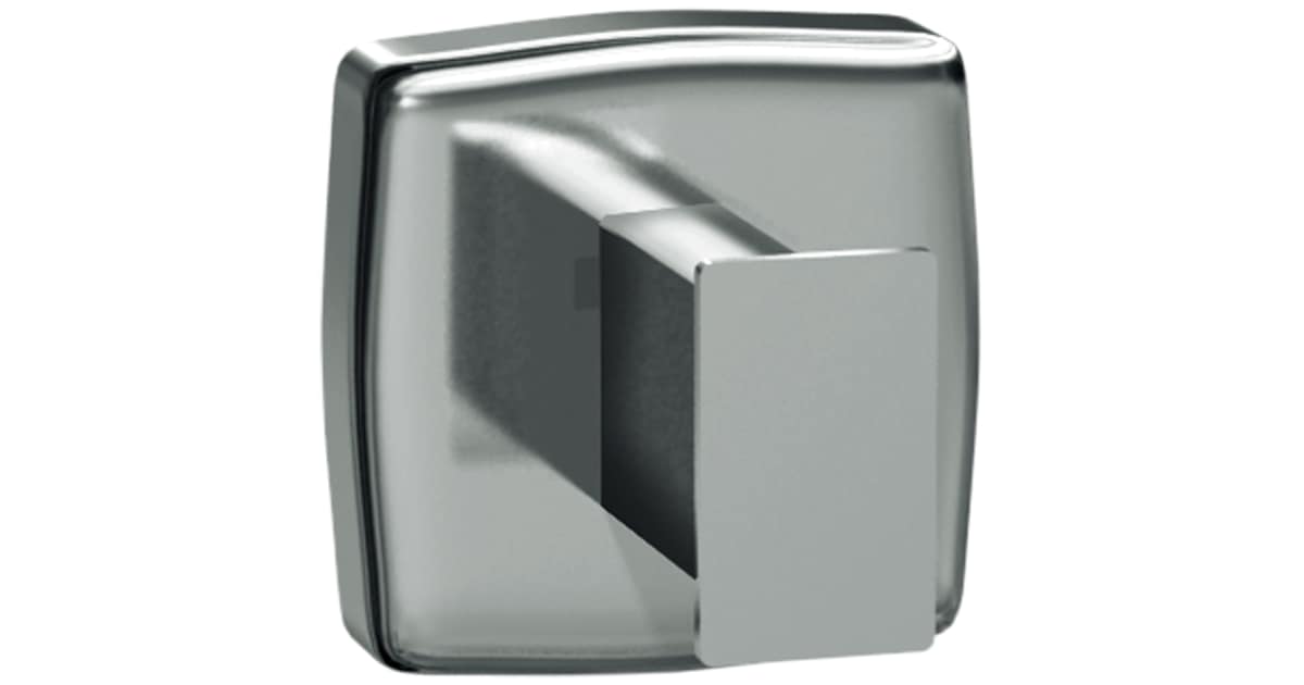 ASI 10-7340-B Wall Mounted Robe Hook with Square Flange | Build.com