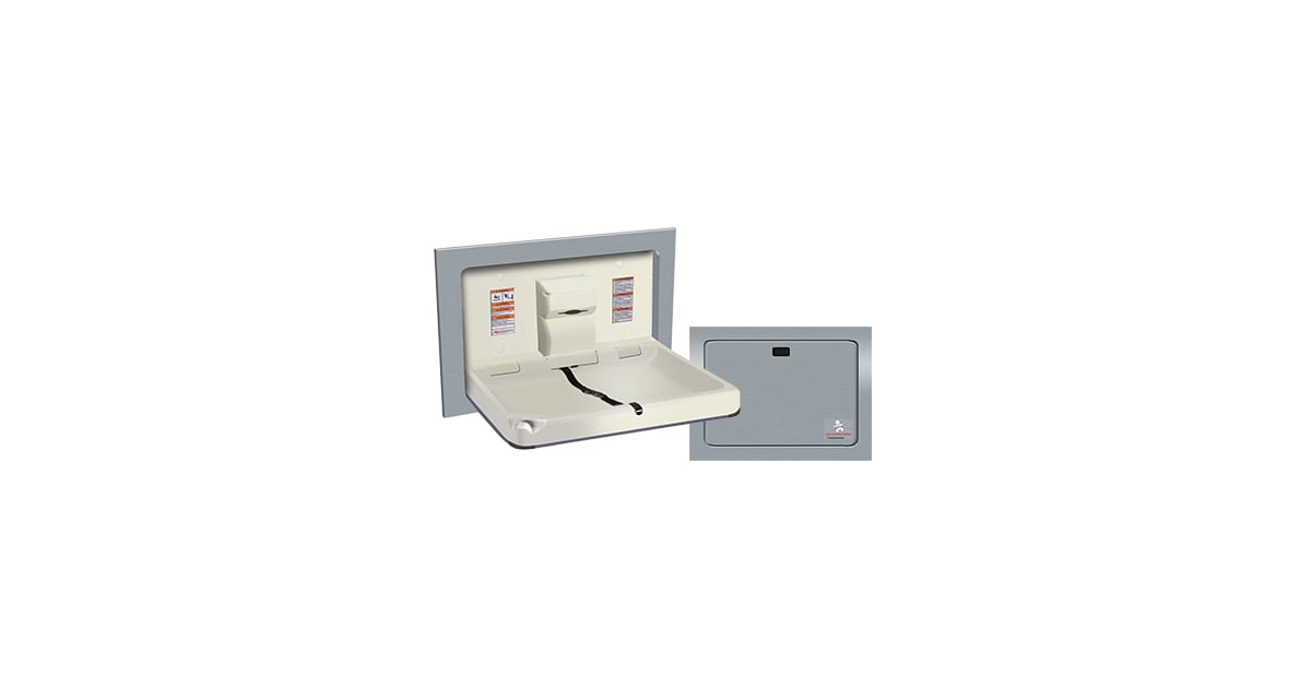 ASI 10-9018 Recessed Baby Changing Station | Build.com