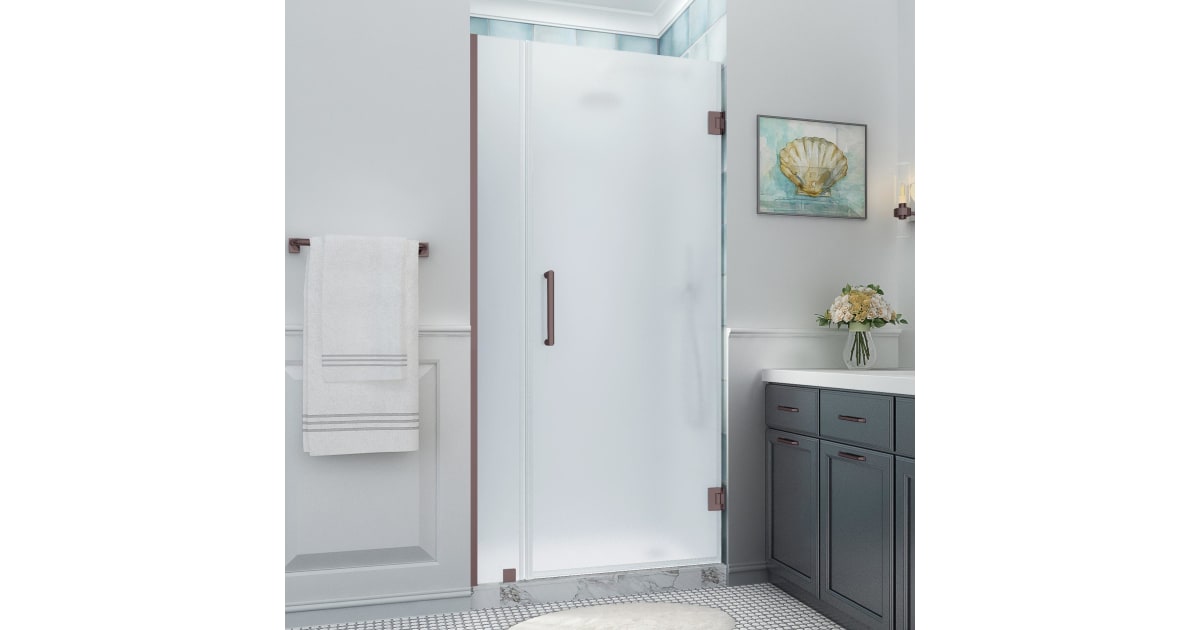 Aston SDR965FRUW-NBR-302480 Belmore XL 80" High x 30" Wide Hinged ...