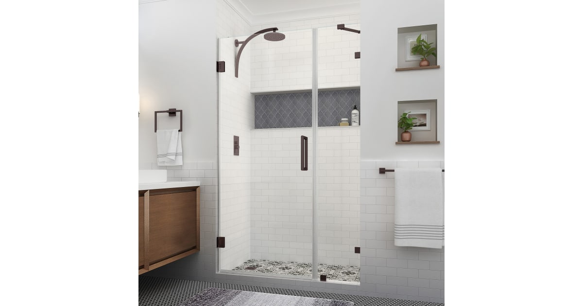 Aston SDR985EZ-NBR-443080 Nautis XL 80" High x 44" Wide Hinged ...