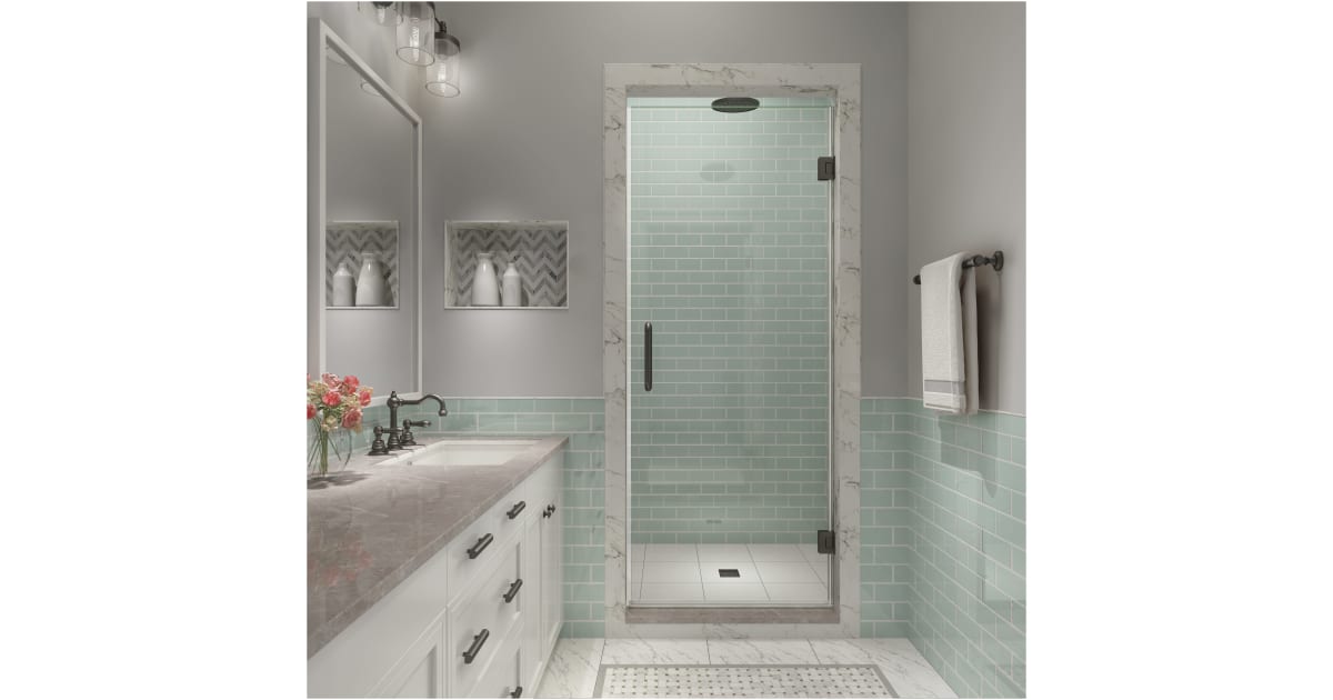 Aston SDR997EZ-NBR-29580 Kinkade XL 80" High x 29-1/2" Wide Hinged ...