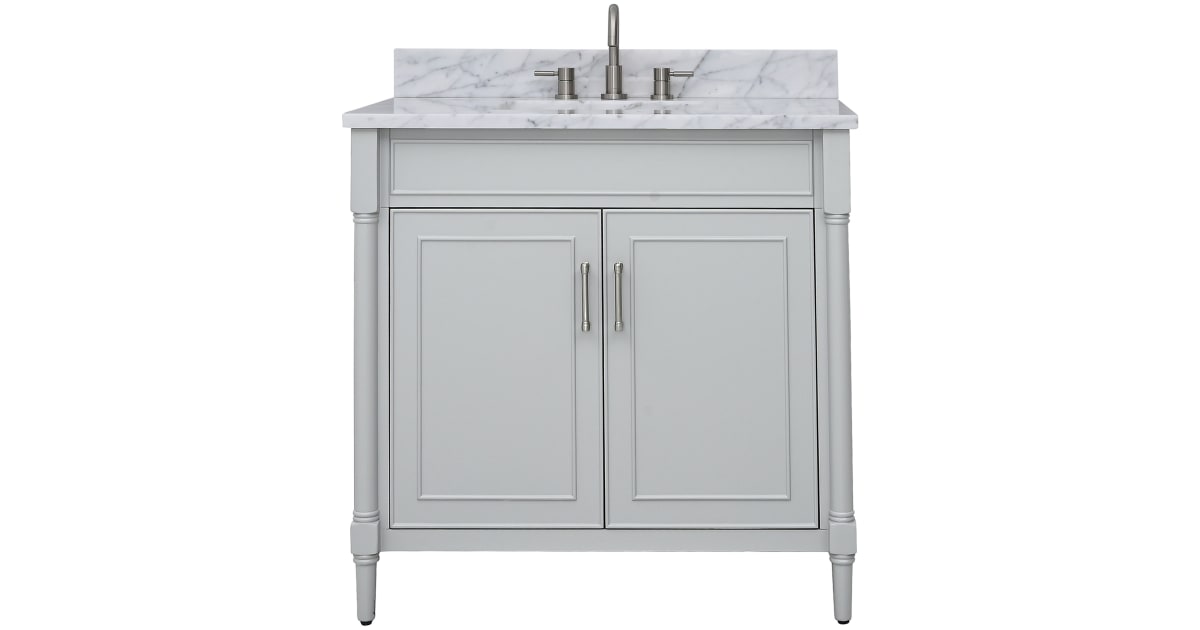 Avanity BRISTOL-VS37-LG-C Bristol 36" Single Basin Vanity Set with ...