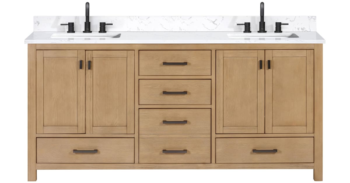 Avanity MODERO-VS73-OA-E Modero 73" Free Standing Double Basin Vanity ...