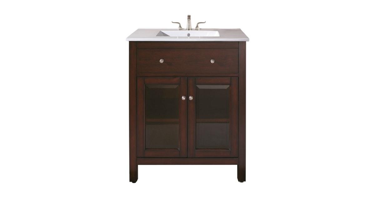 Avanity LEXINGTON-V24-LE Lexington 24" Floor Standing Vanity Cabinet ...