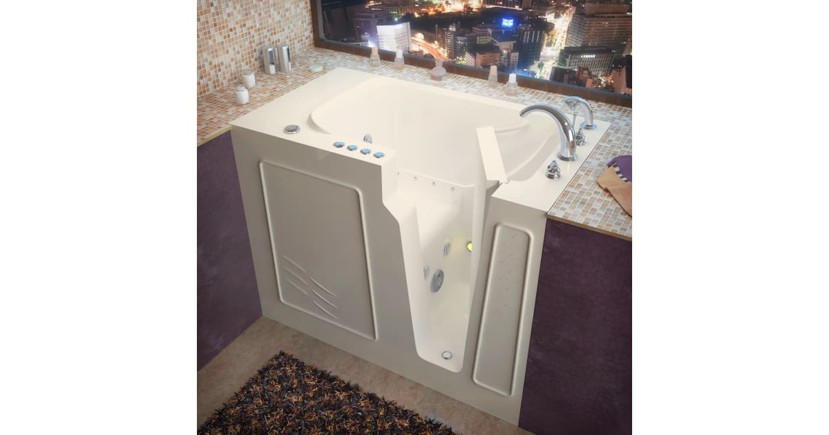 Avano AV2952RBD Walk-In Tubs 52" Gel Coated Air / Whirlpool Bathtub for ...